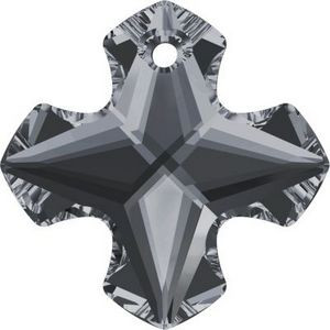 Swarovski Crystal Silver Night|Swarovski 6867 14mm Greek Cross Pendants ...