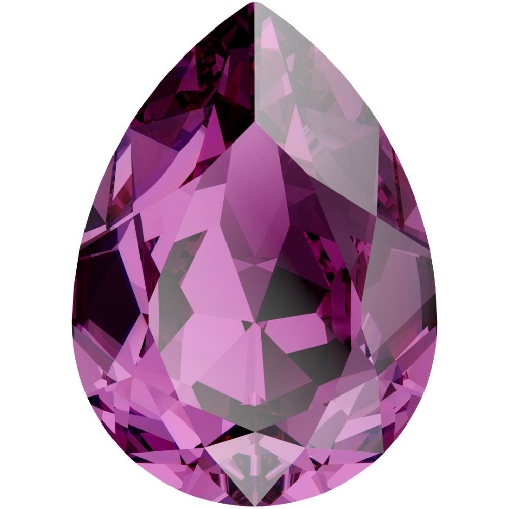 Swarovski 4320 4mm Pearshape Fancy Stones Amethyst | Fancy Stones ...