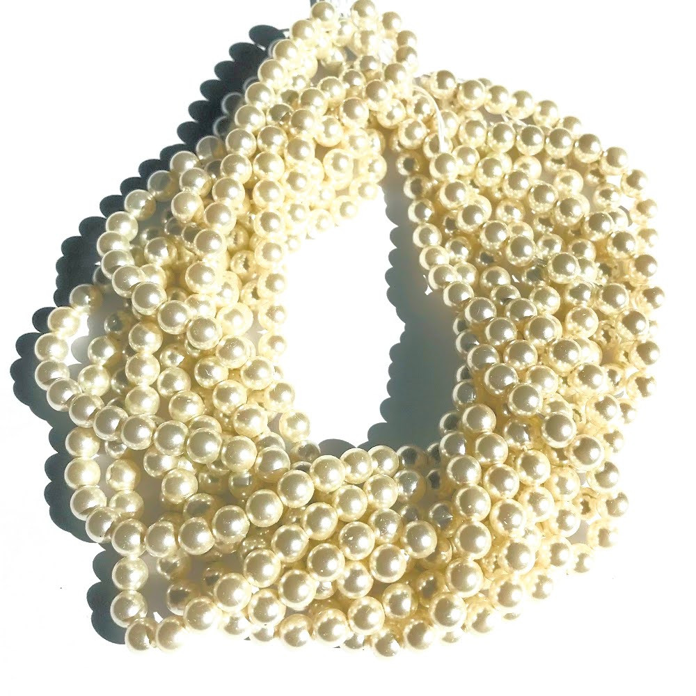 Preciosa White Pearls Wholesale | Rainbows of Light
