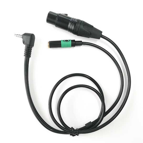 XLR Line-Level Pro Plus Audio Adapter | iPhone 3.5mm - XLR Attenuator Cable