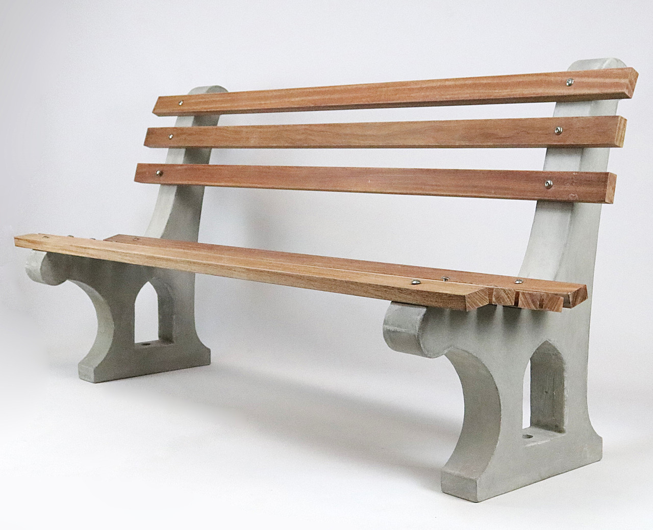 Concrete Log Looking Bench