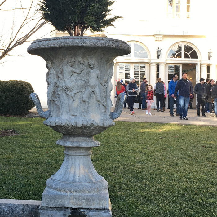 Urn with Lead handles - Kenneth Lynch and Sons