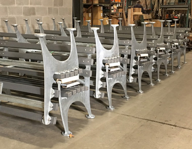 Large Bench delivery coming up - Kenneth Lynch and Sons