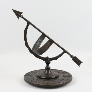 Bronze Hemispherical Sundial - Kenneth Lynch and Sons