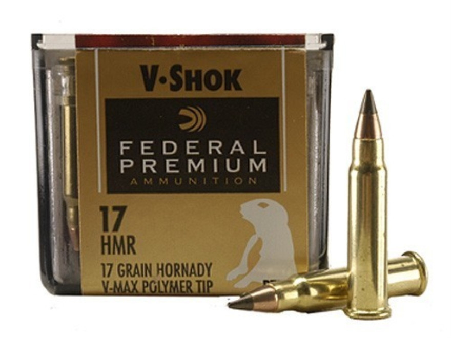 Federal Premium V-Shok 17 Hornady Magnum Rimfire (HMR) 17 Grain Hornady ...