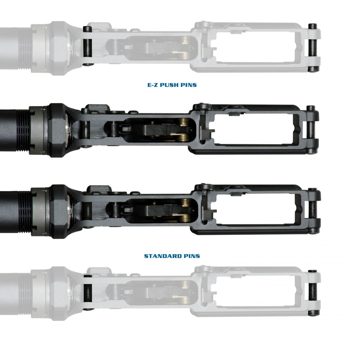 Yankee Hill AR-15 EZ Push Takedown Pin Set