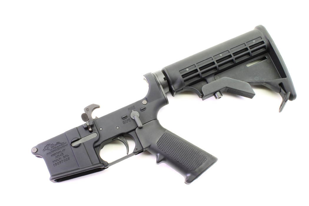 Anderson AM-15 AR-15 Complete Lower Receiver with 4-Position Collapsing ...