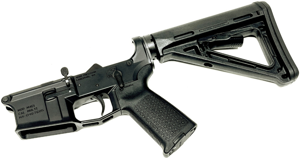 Aero Precision AR-15 Complete M4E1 Lower Receiver w/ Magpul MOE Milspec ...