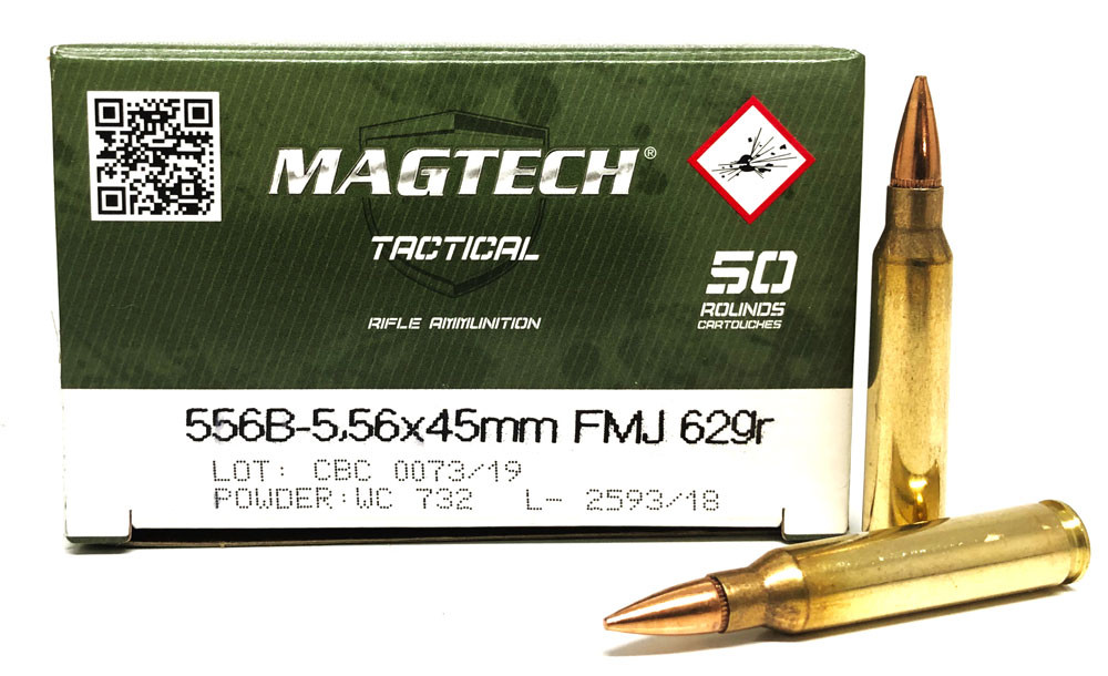 5.56x45 62 Grain FMJ "Ball" Magtech Tactical For Sale In Stock ...