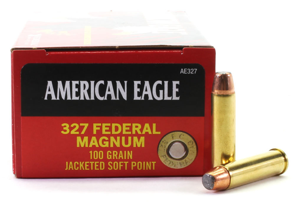 327 Federal Magnum 100 Grain Jacketed Soft Point Federal American Eagle ...