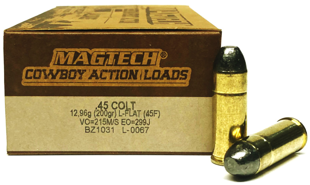 Magtech Cowboy Action 45 Long Colt 200 Grain Lead Flat Nose 45F