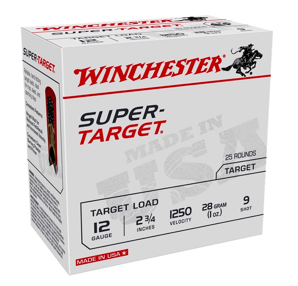 Winchester Super-Target Light Target Load 12 Gauge 2-3/4" 1oz. #9 Shot ...