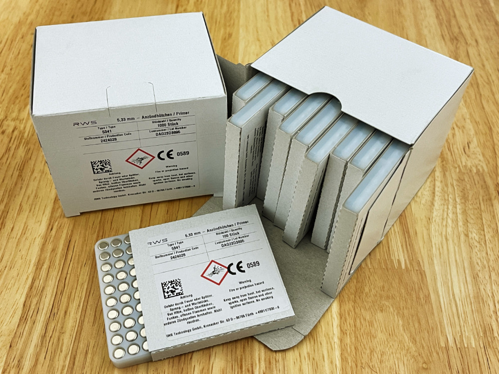 RUAG German Large RIFLE Multi Caliber PRIMERS #5341 - 10,000 Count