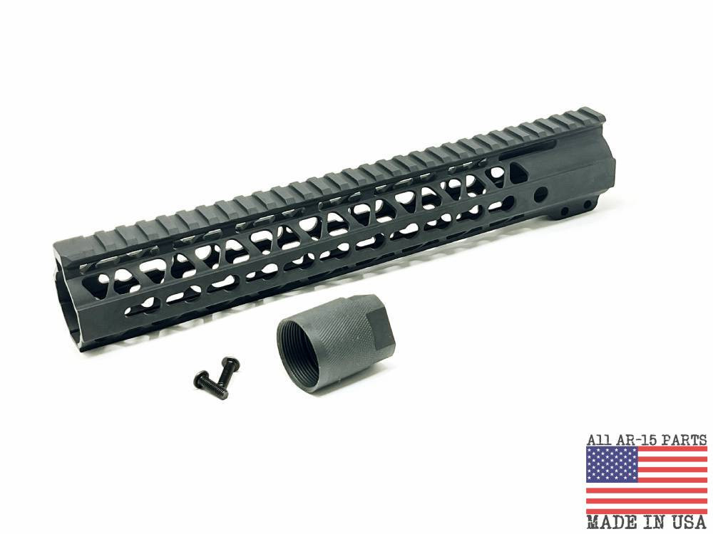 BAM Triangle-Pattern 15" KeyMOD Free-Float AR-15 Handguard / Forend - T15K