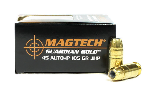 Magtech Guardian Gold 45 ACP +P 185 Grain Jacketed Hollow Point - Box ...
