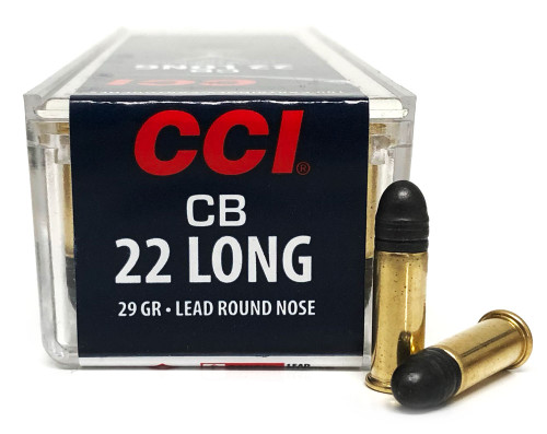 22 Long CCI CB 29 Grain Copper Lead Round Nose - 100 Rounds