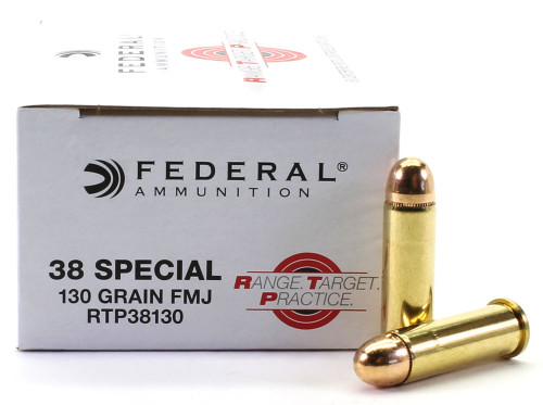 Federal Range.Target.Practice. 38 Special 130 Grain Full Metal Jacket ...