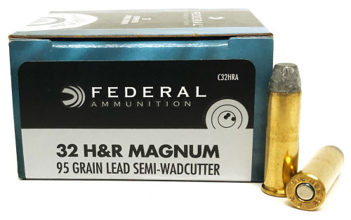 Federal Champion Training 32 H&R Magnum 95 Grain Lead Semi-Wadcutter ...