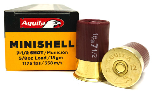 Aguila Minishell 12 Gauge 1 3/4" 7.5 BirdShot 1C128968