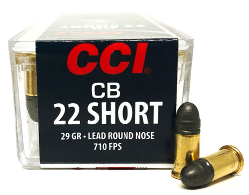 CCI 22 Short 29 Grain CB, Sub-Sonic Lead Round Nose 0026