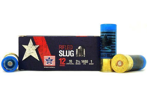 Stars and Stripes Defense 12 Gauge Rifled SLUG 2-3/4" CSLUG28 - 10 Rounds