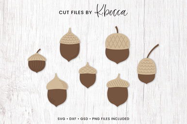 Acorns Cut Files - K.becca