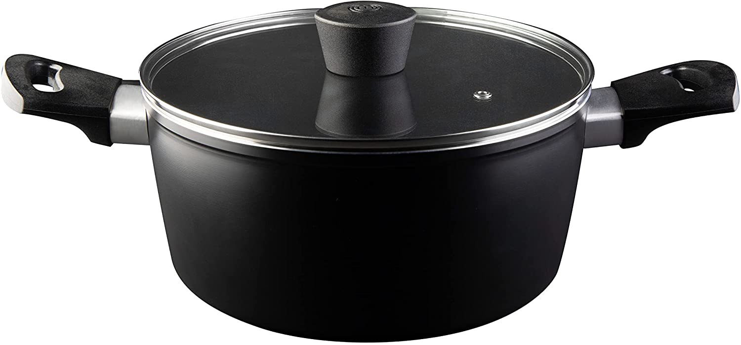 MasterChef Stock Pot with Lid 20cm Non Stick Casserole, Stew & Soup Pan ...