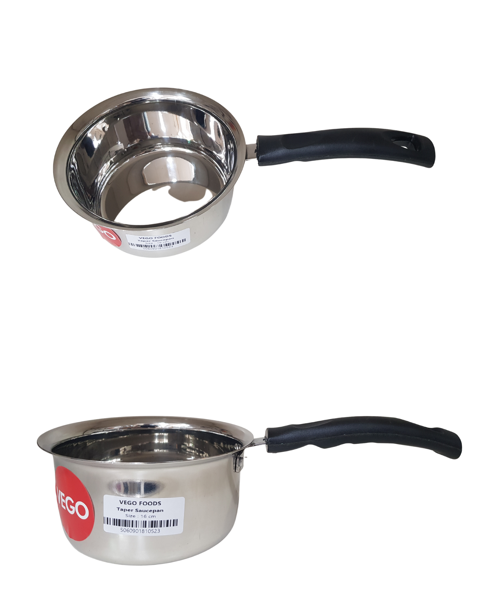 Stainless Steel Cookware | 16cm Milk pan with all round pouring design