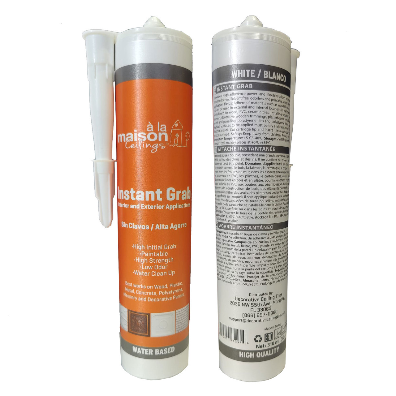Instant Grab - Interior & Exterior - Water Based Adhesive #310