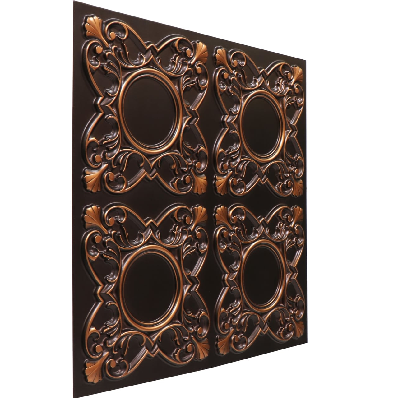 Mirror, Mirror - Faux Tin Ceiling Tile - Glue up - 24 in x 24 in - #133