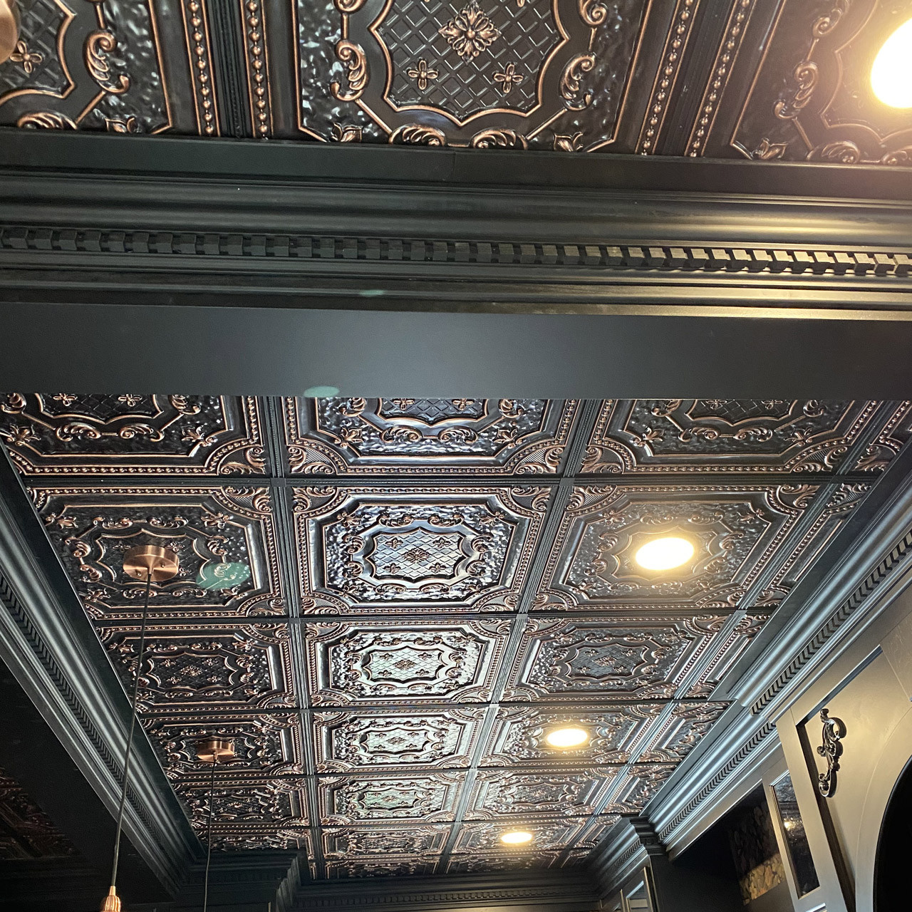 Elizabethan Shield #DCT04 PVC Ceiling Tile | Decorative Ceiling Tiles