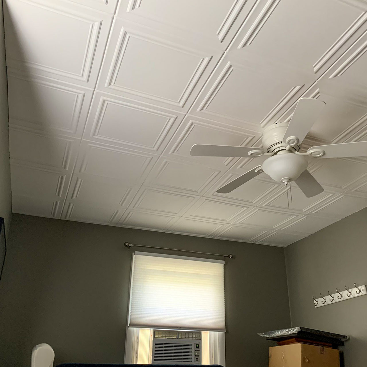 A La Maison #R 24 Line Art Glue-up Styrofoam Ceiling Tile | DCT
