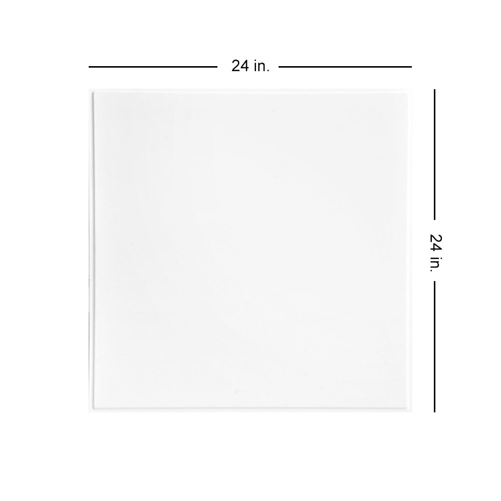 Smooth Economy - 24 in. x 24 in. - Revealed Edge Lay-in Ceiling Tile Pack