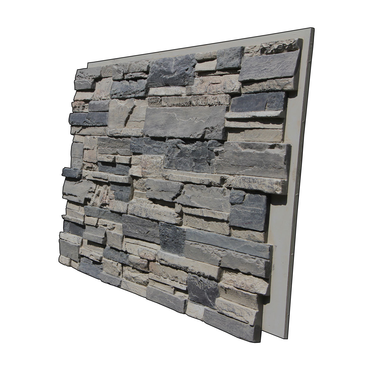 Tritan BP - 24 in x 49 in x 1.75 in Earth's Valley Faux Stone Panel ...