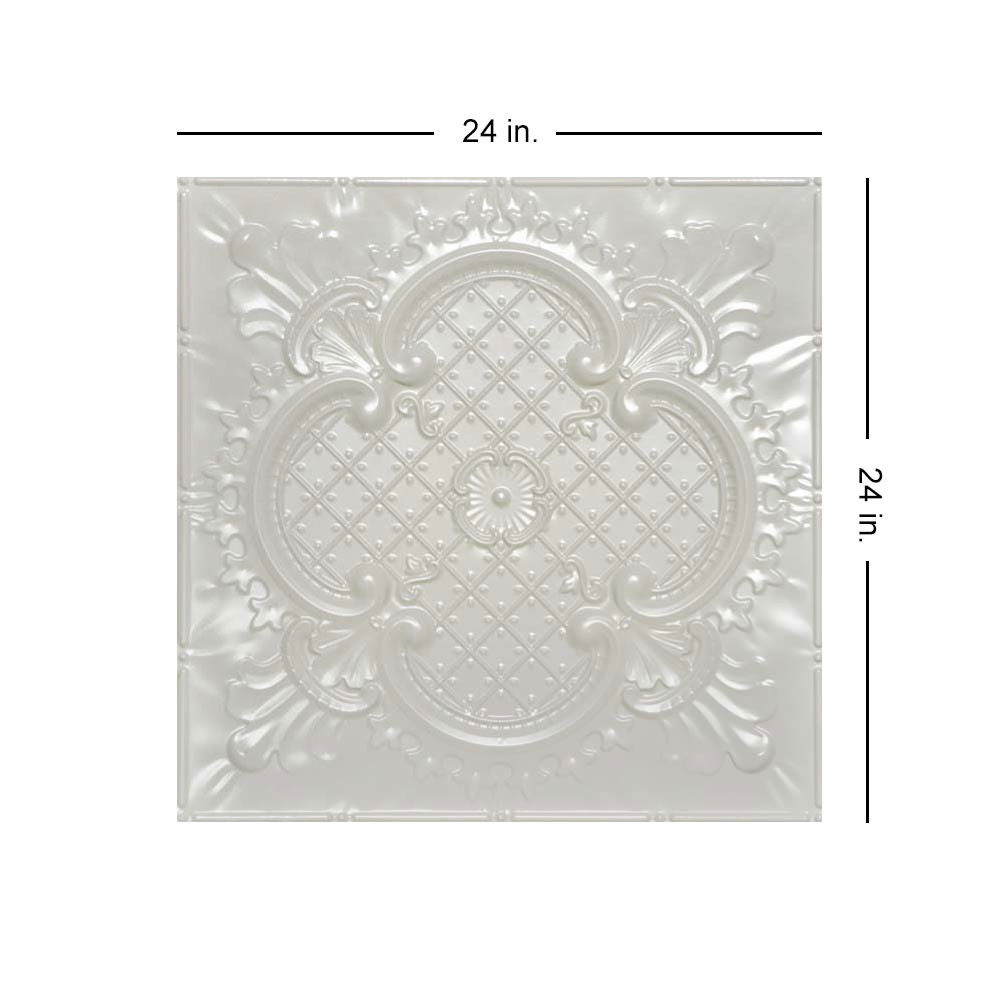 Shanko #500 - Majestic Pack of 6 or 12 Tin Plated Steel Ceiling Tiles | DCT