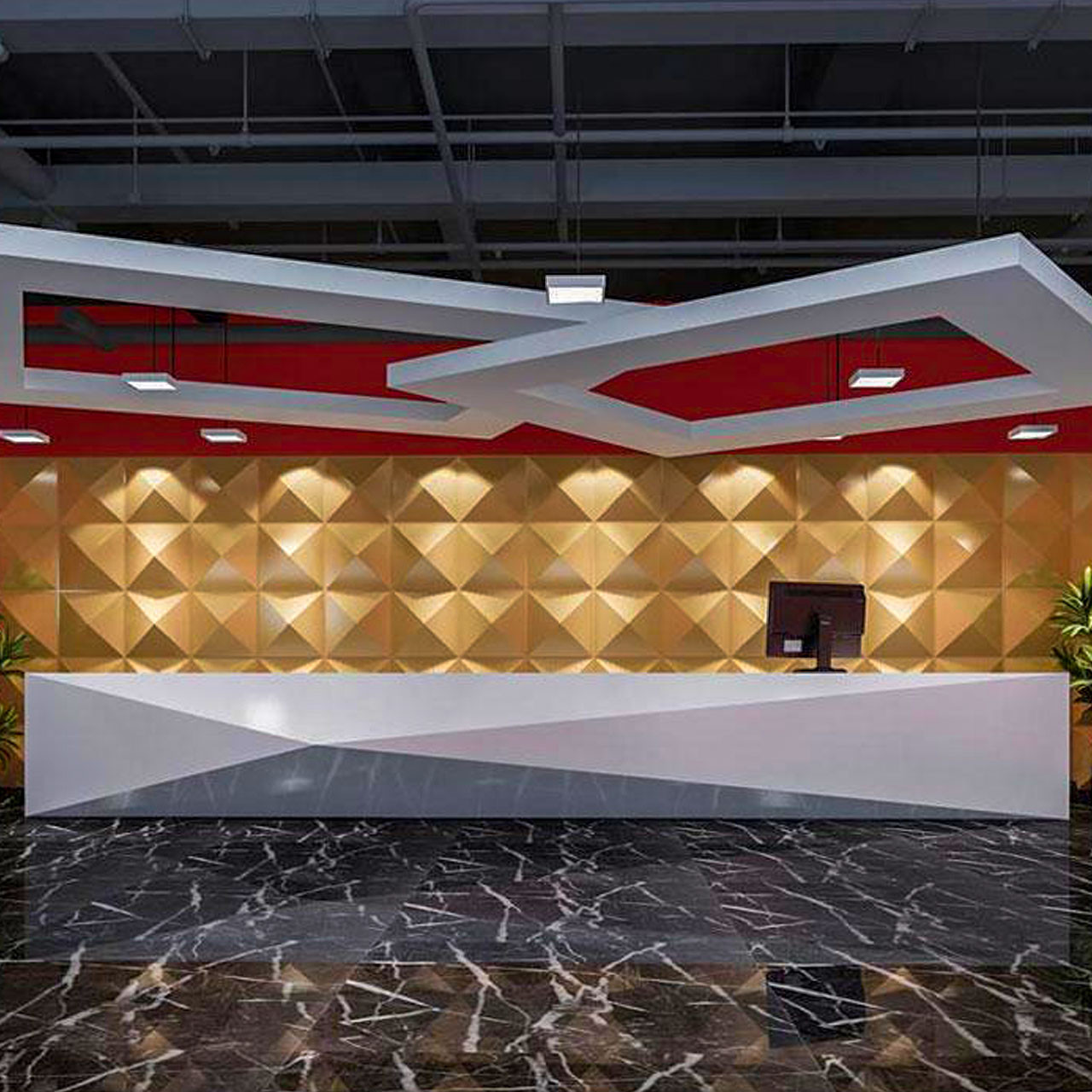 Tirana Endurawall Decorative 3D Wall Panel 12 in x 12 in