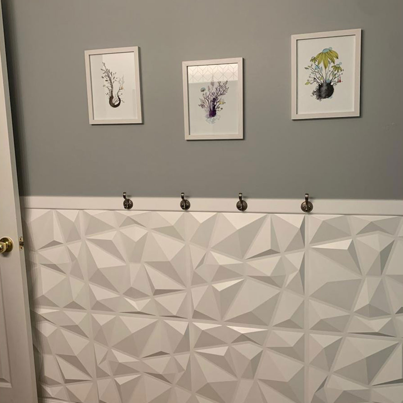 Niobe Endurawall Decorative 3D Wall Panel 20 in x 20 in