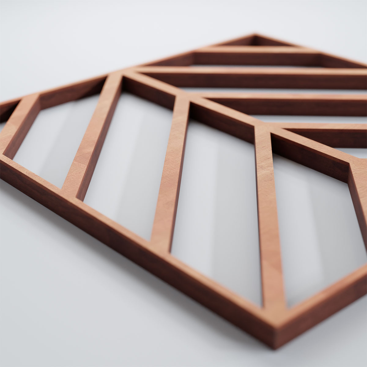 Genoa Decorative Fretwork Wood / PVC Wall Panels