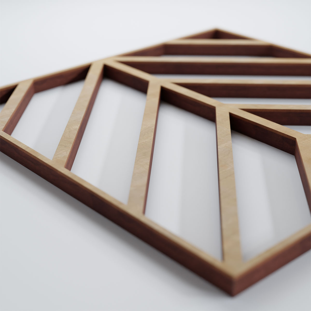 Genoa Decorative Fretwork Wood / PVC Wall Panels