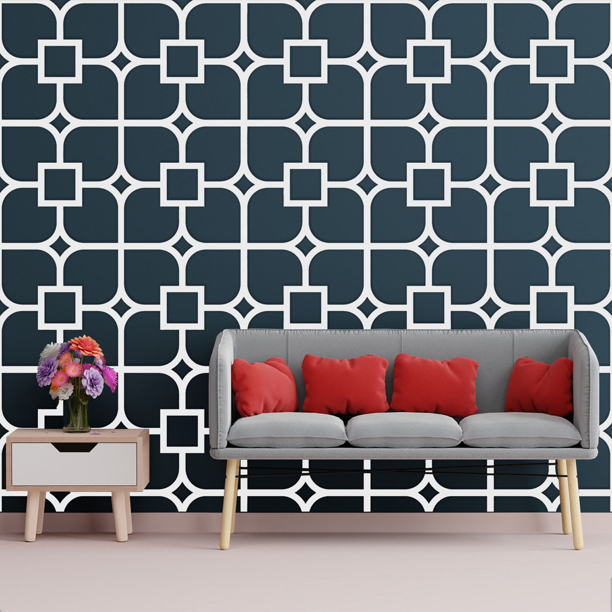 Olivia Decorative Fretwork Wood / PVC Wall Panels