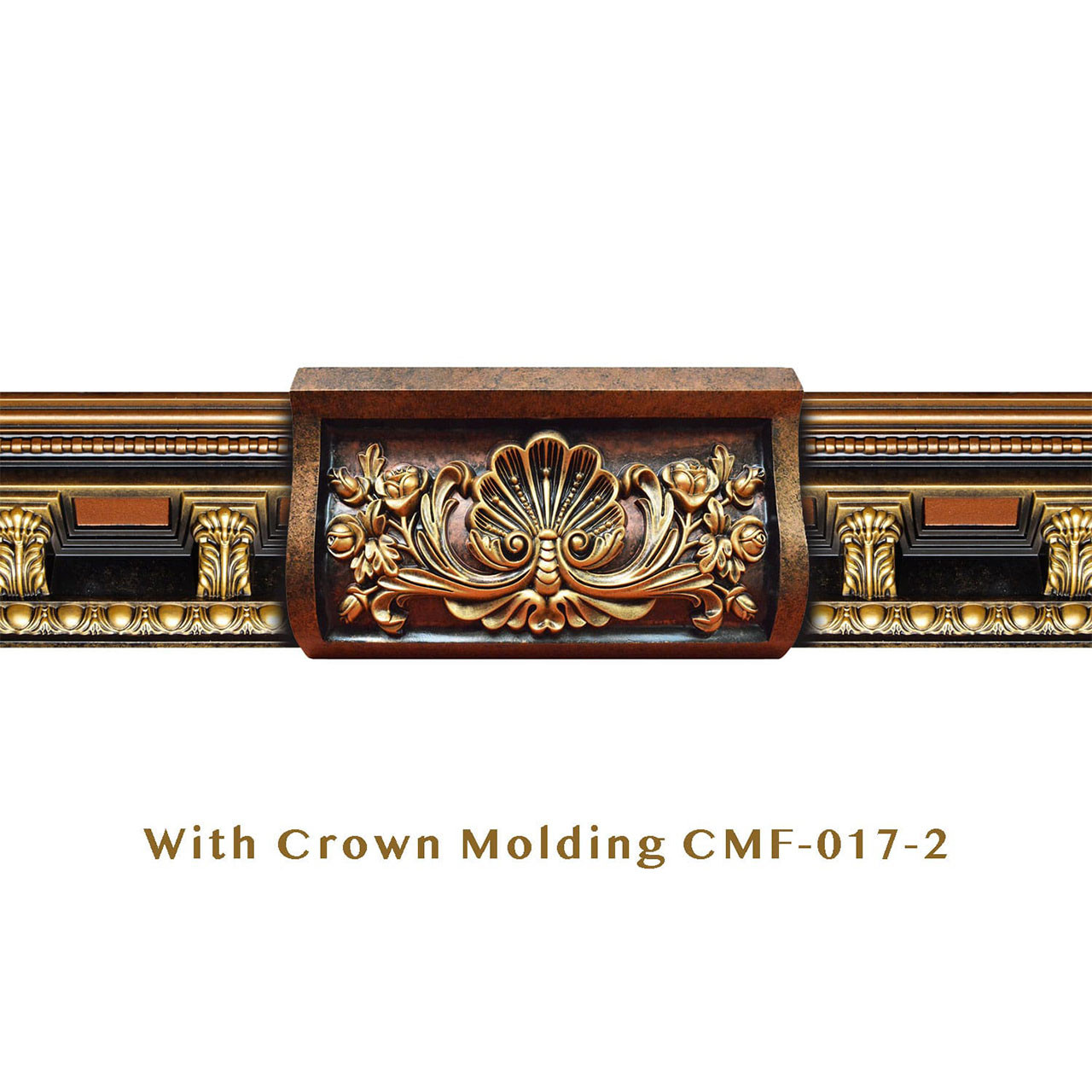 Shell - FAD Hand Painted Crown Molding Coupling - #CMCF-005