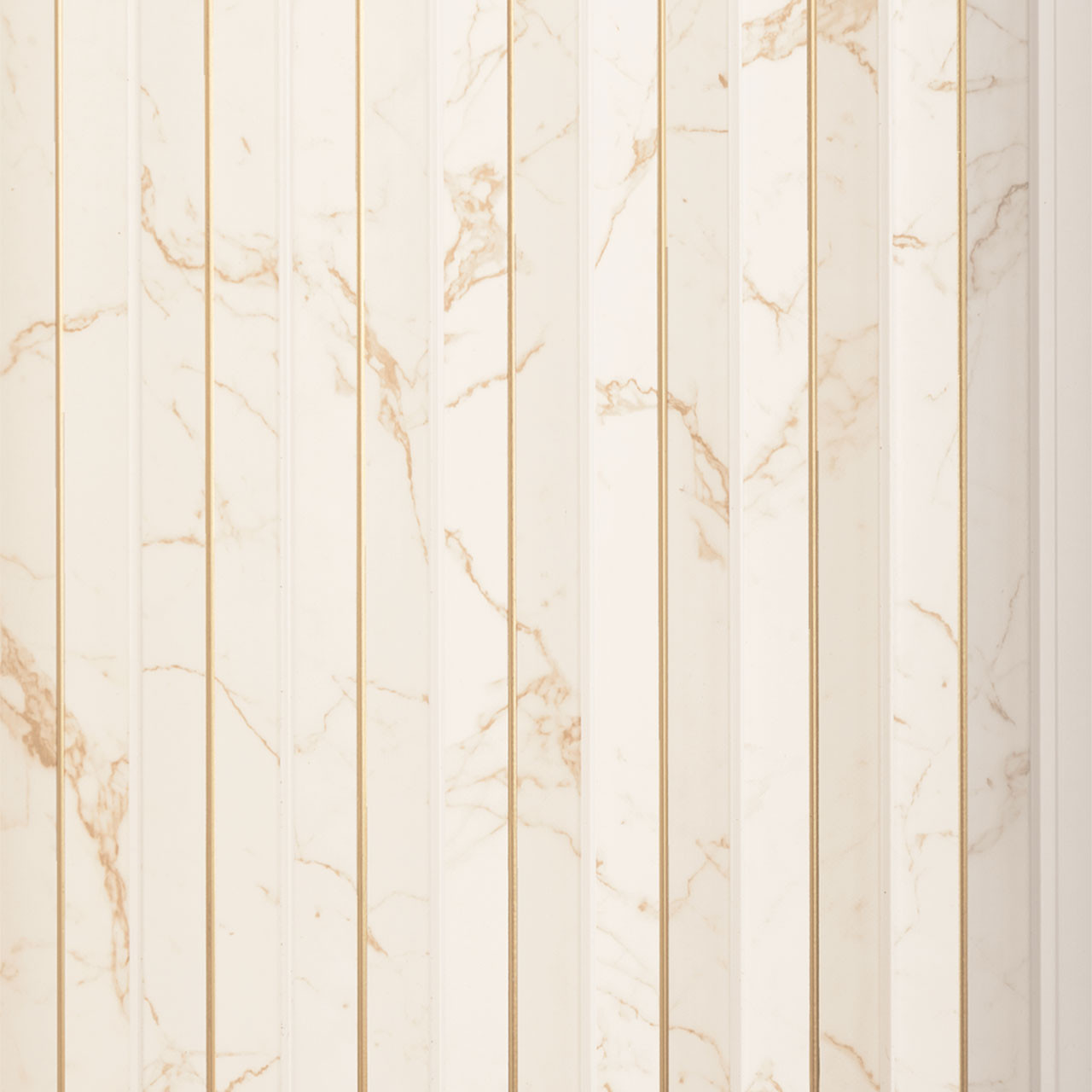 Gilded Peaks Polystyrene Slat Wall Panels 112 x 9 1/2" | DCT
