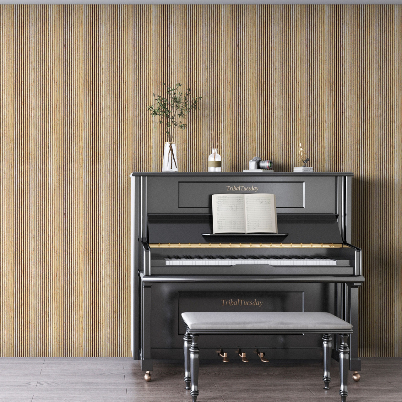 Rounded Mini Slats Slat Wall Panels 112 x 12" (93 ft2) | DCT