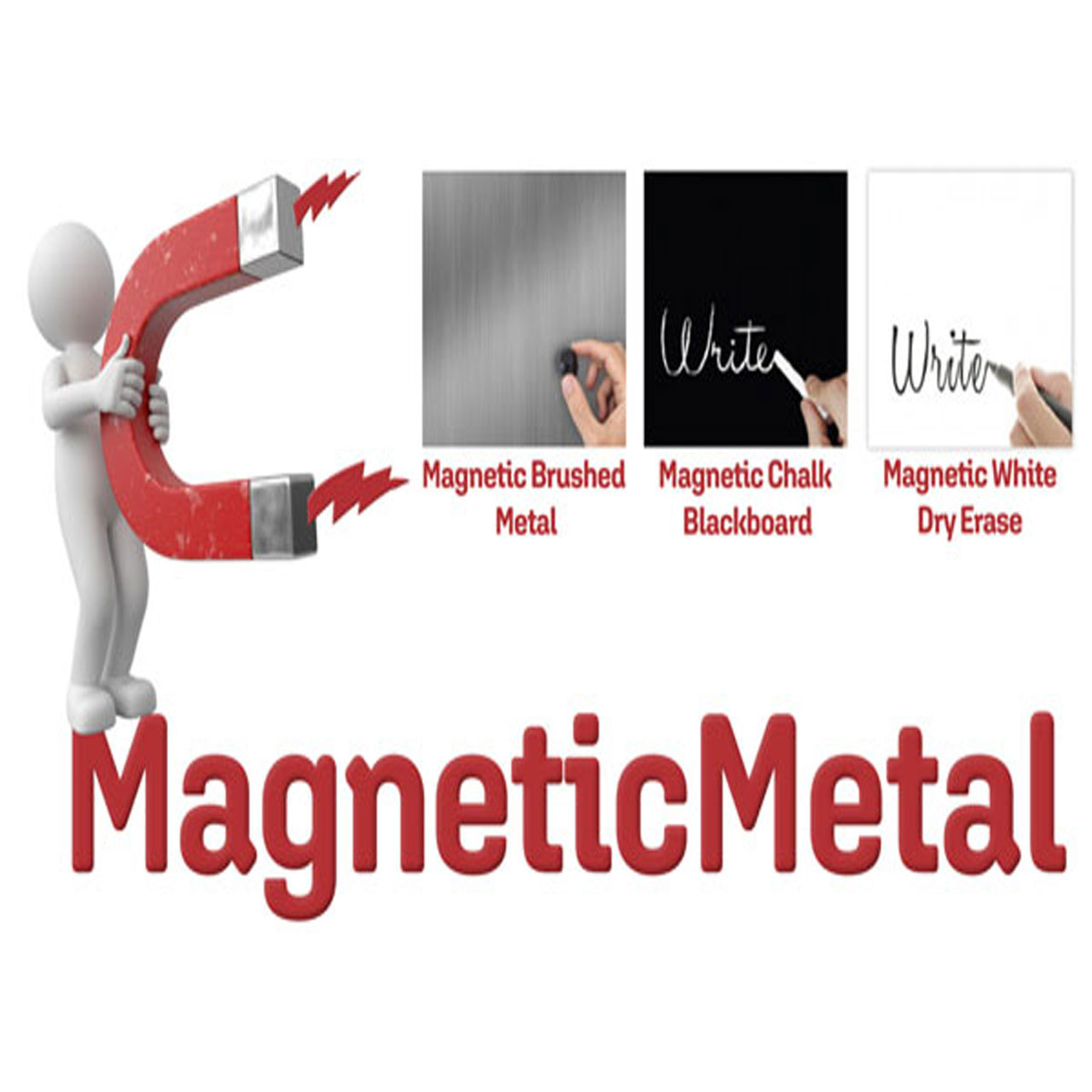Magnetic Black Chalkboard Numetal Magnetic Metal Laminate Sheet 4ft. x ...