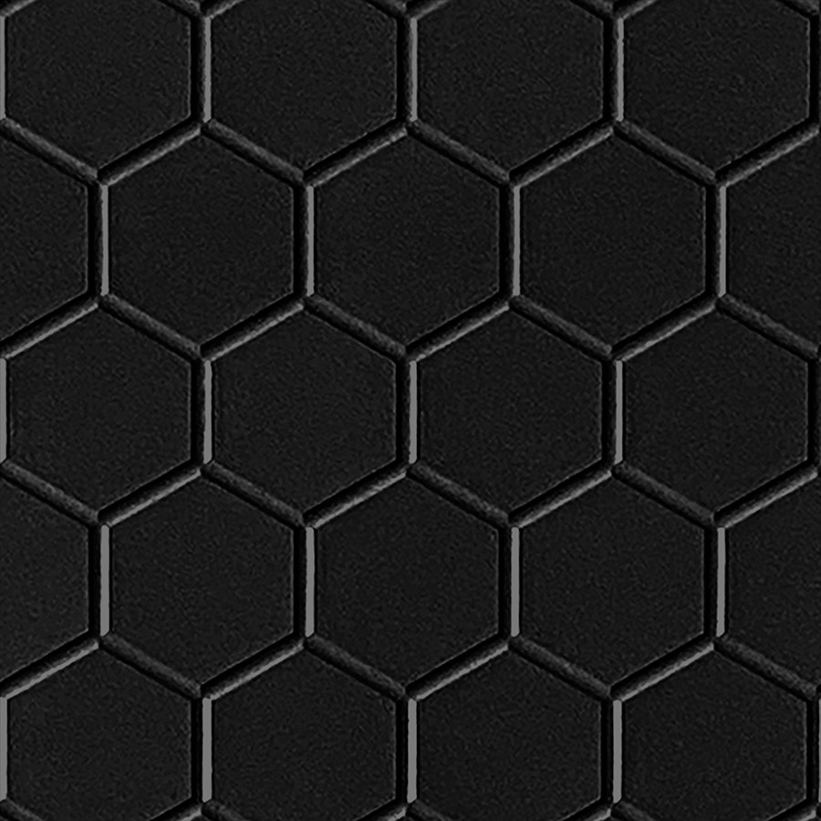 Hex Tile MirroFlex 4x8 Glue Up PVC 3D Wall Panels
