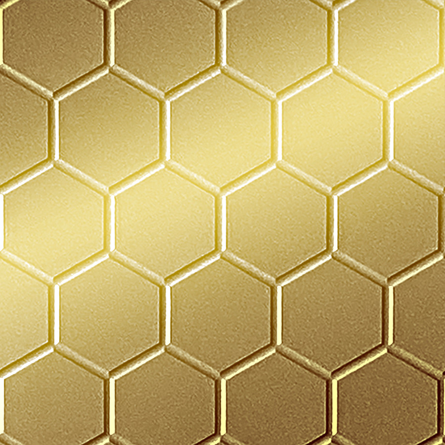 Hex Tile MirroFlex 4x8 Glue Up PVC 3D Wall Panels