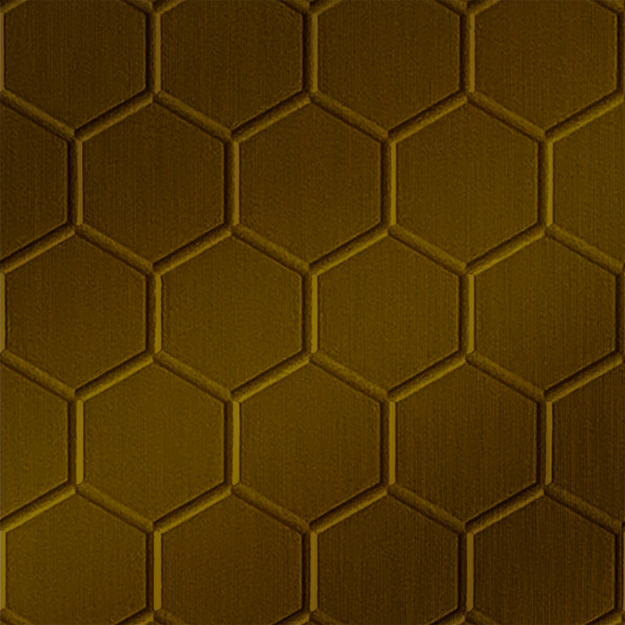 Hex Tile MirroFlex 4x8 Glue Up PVC 3D Wall Panels