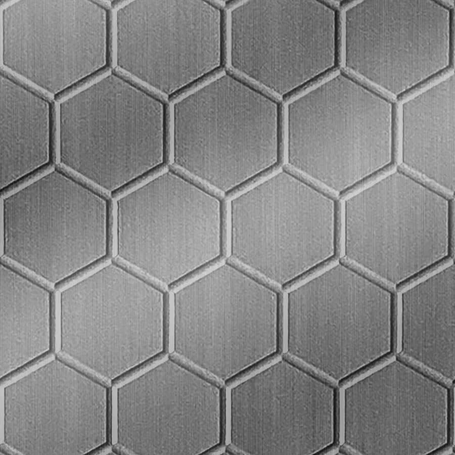 Hex Tile MirroFlex 4x8 Glue Up PVC 3D Wall Panels