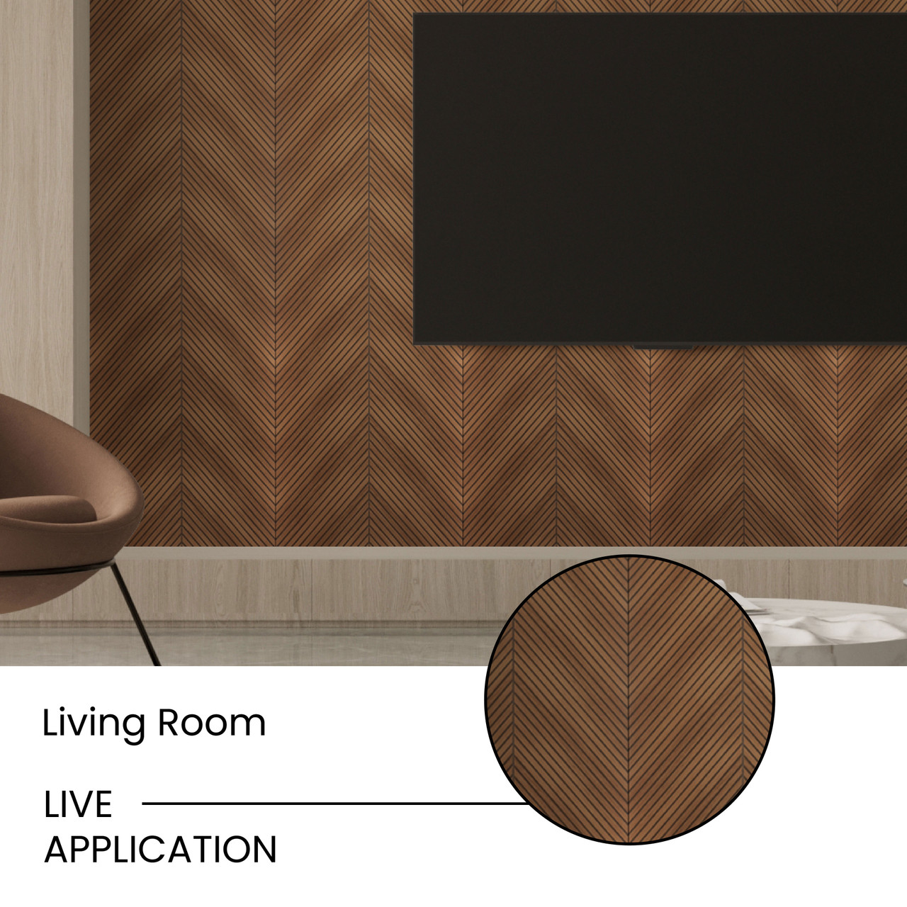 Fan Leaf Polystyrene Wood Slat Wall Panels 112x12" | DCT