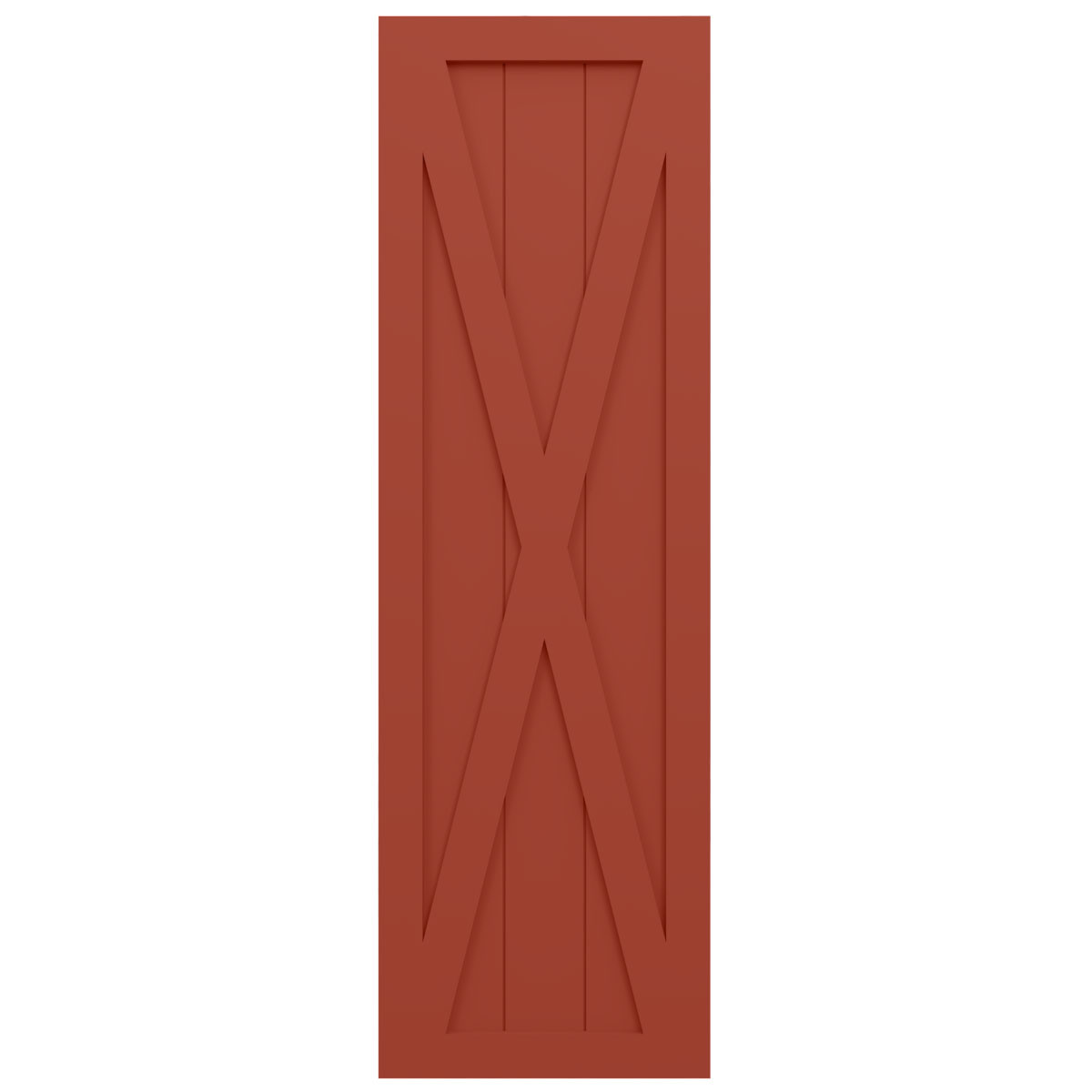 EnduraCore Composite Single X-Board Farmhouse Shutters (Per Pair)